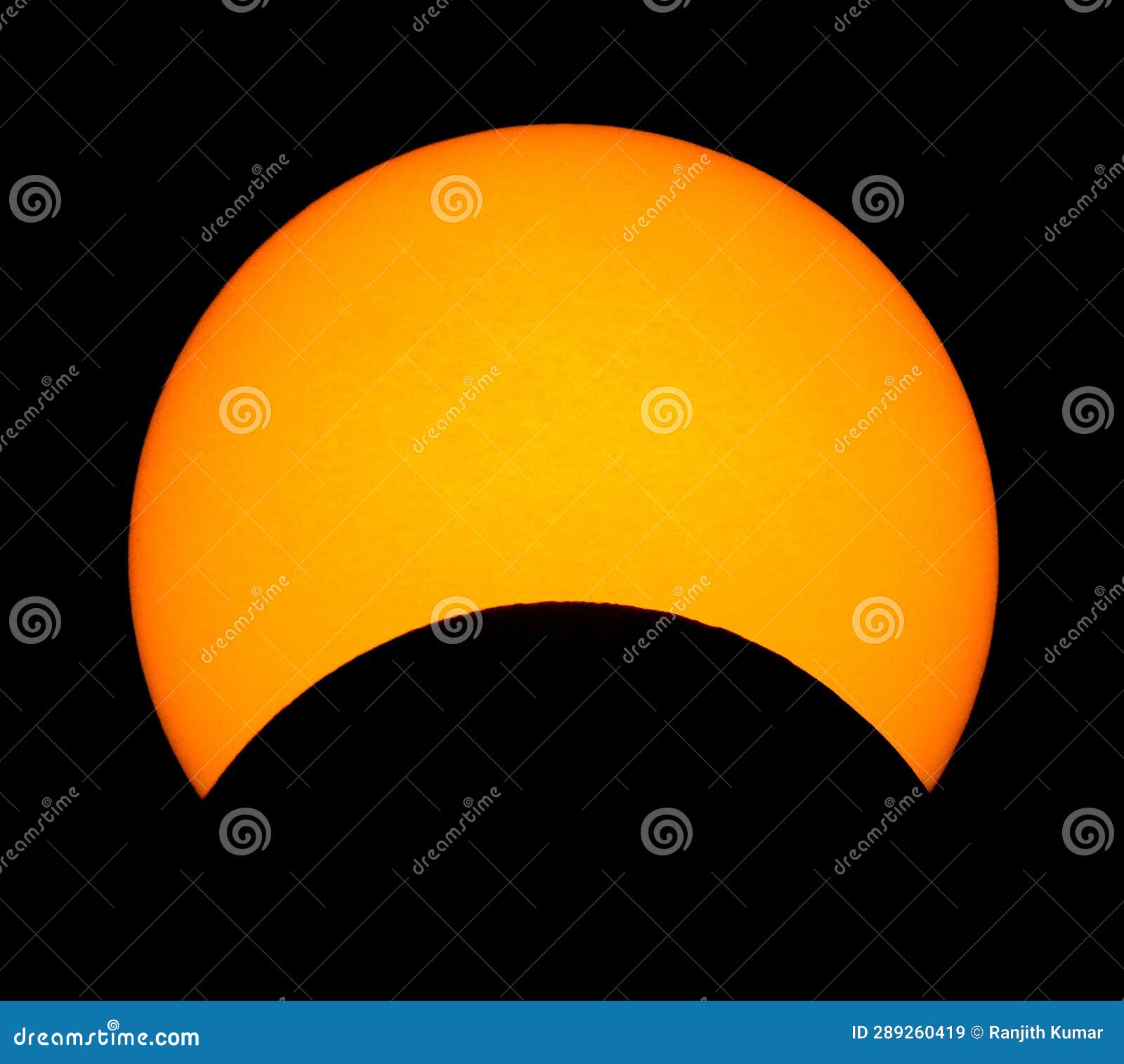 Partial solar eclipse stock image. Image of natural - 289260419