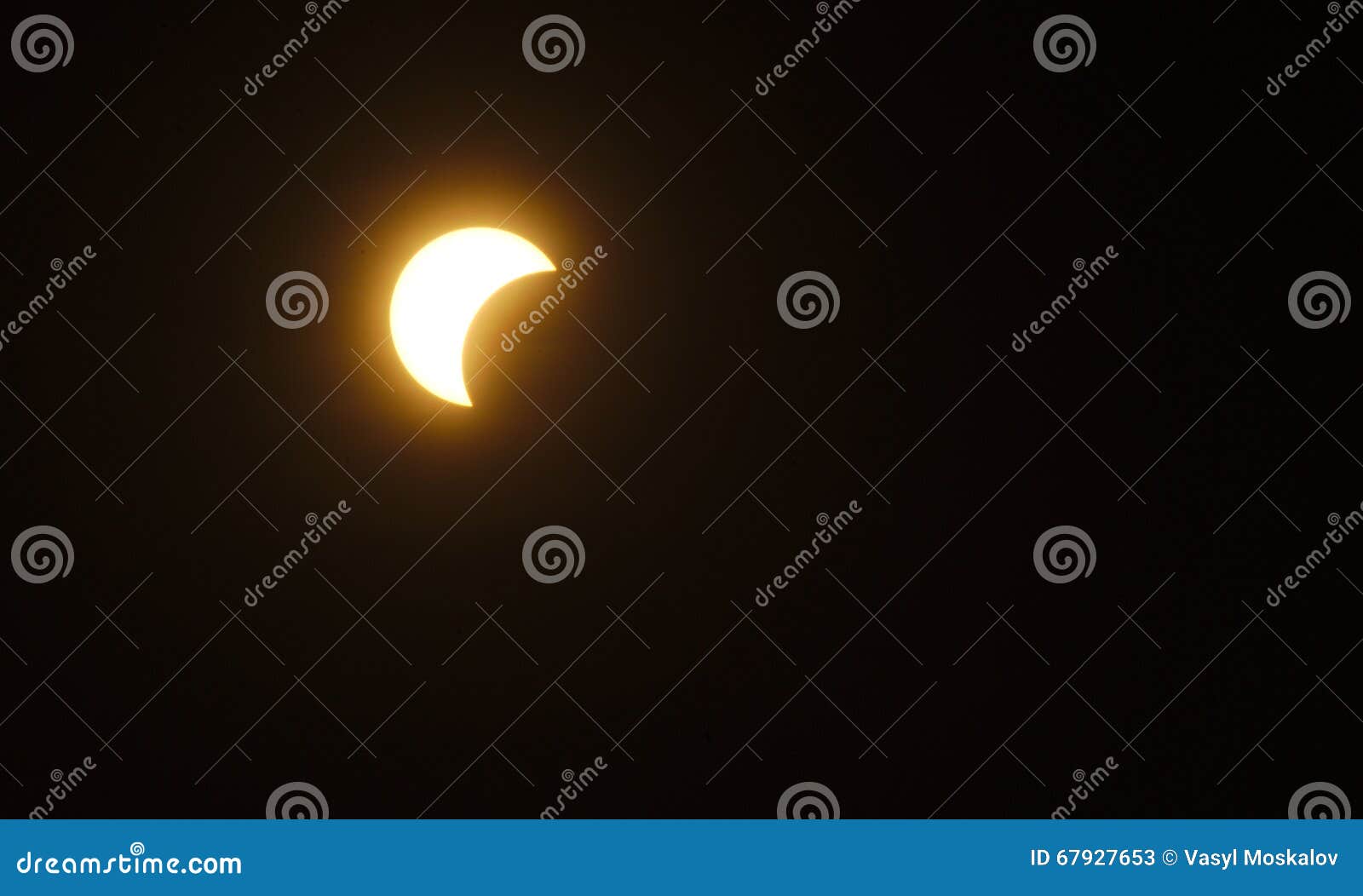 Partial Sun eclipse stock image. Image of cambodia, eclipse - 67927653