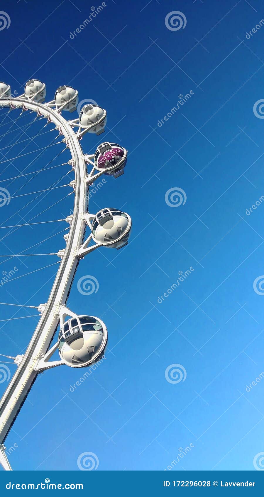 Partial View of Ferris Wheel Editorial Stock Photo - Image of side ...