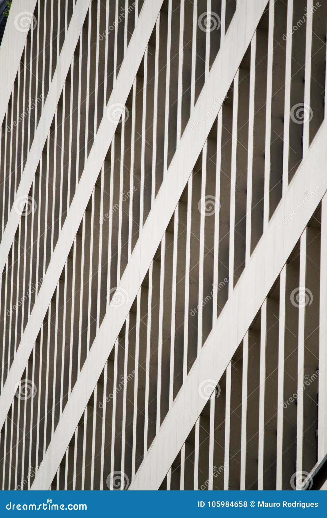Partial View of a Modern Skyscraper Stock Photo - Image of straight ...
