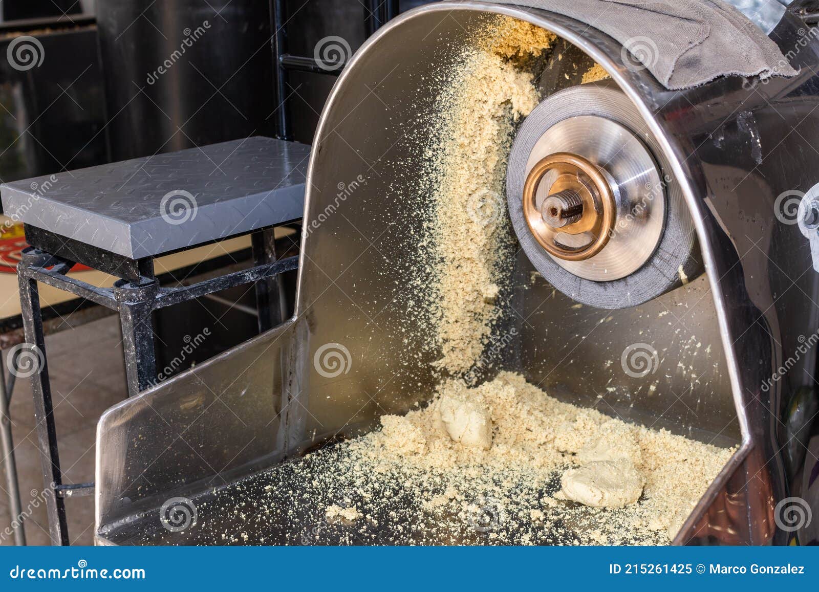 Partial View of a Nixtamal Mill in Operation Stock Image - Image of ...