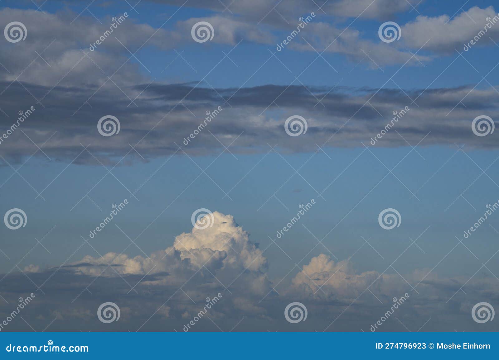 A Partially Cloudy Sky stock image. Image of cloudscape - 274796923