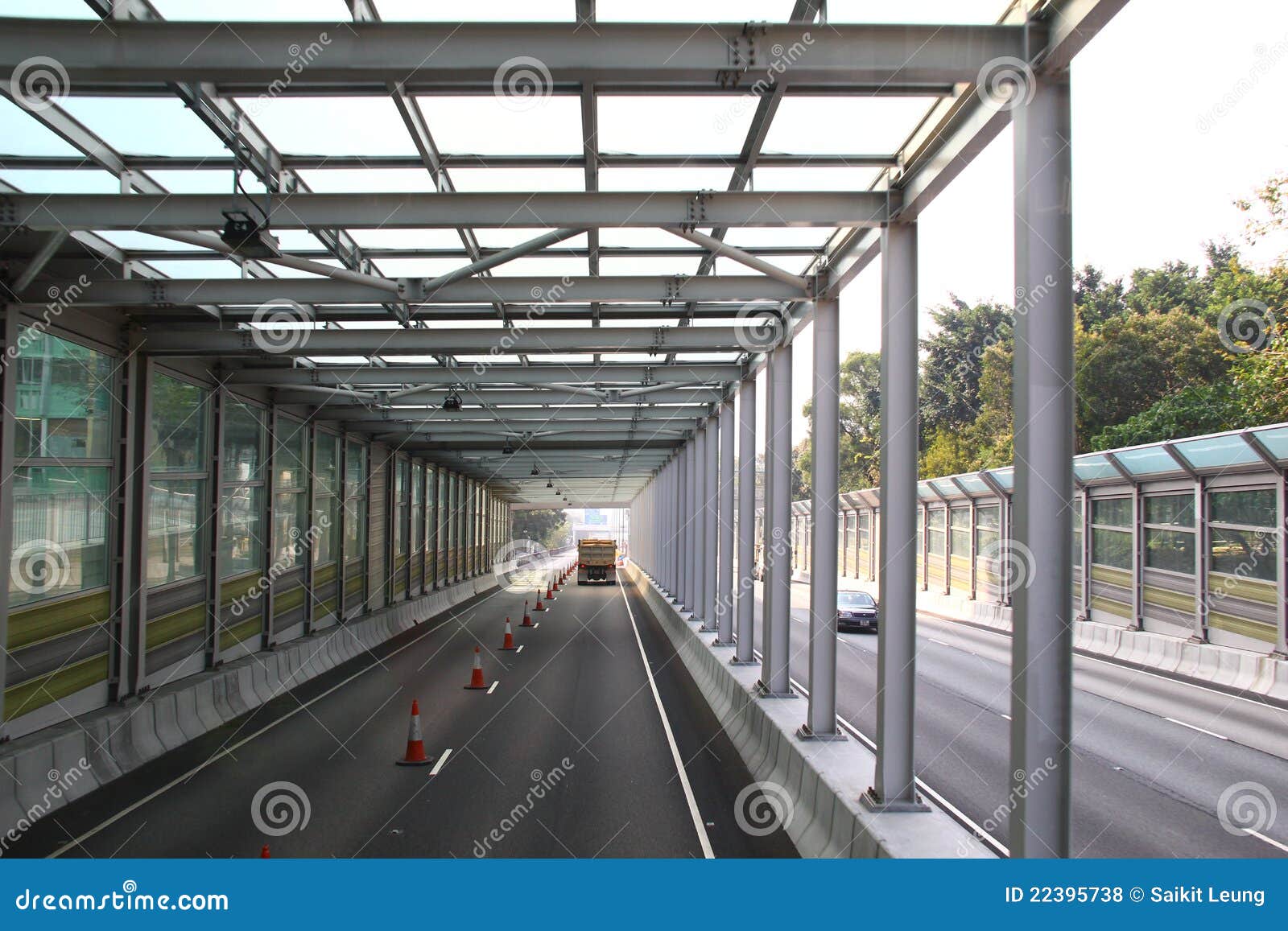 Partially covered highway stock photo. Image of covered - 22395738