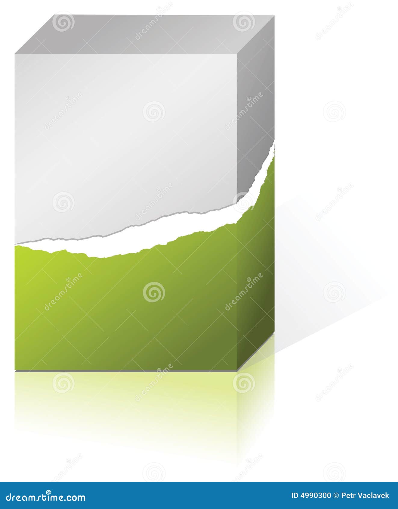 Partially unpacked box stock vector. Illustration of empty - 4990300