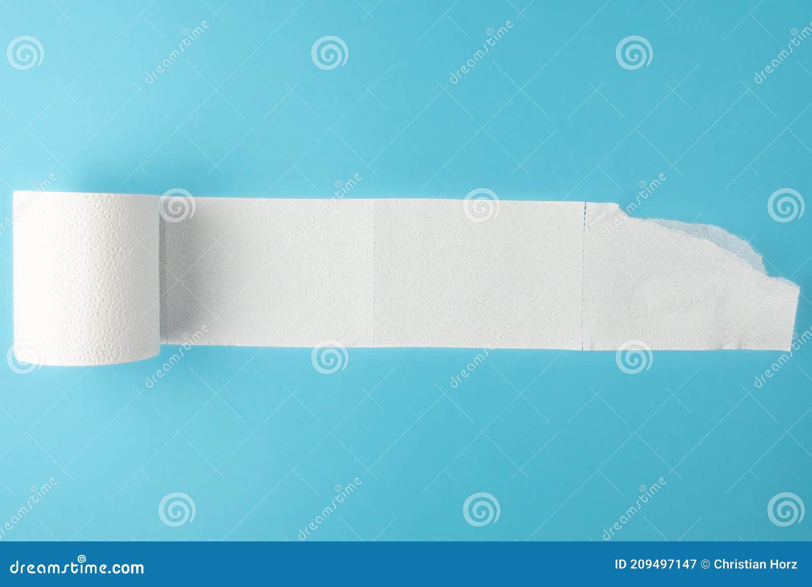 Partially Unrolled Toilet Paper Roll Stock Image - Image of unrolled ...