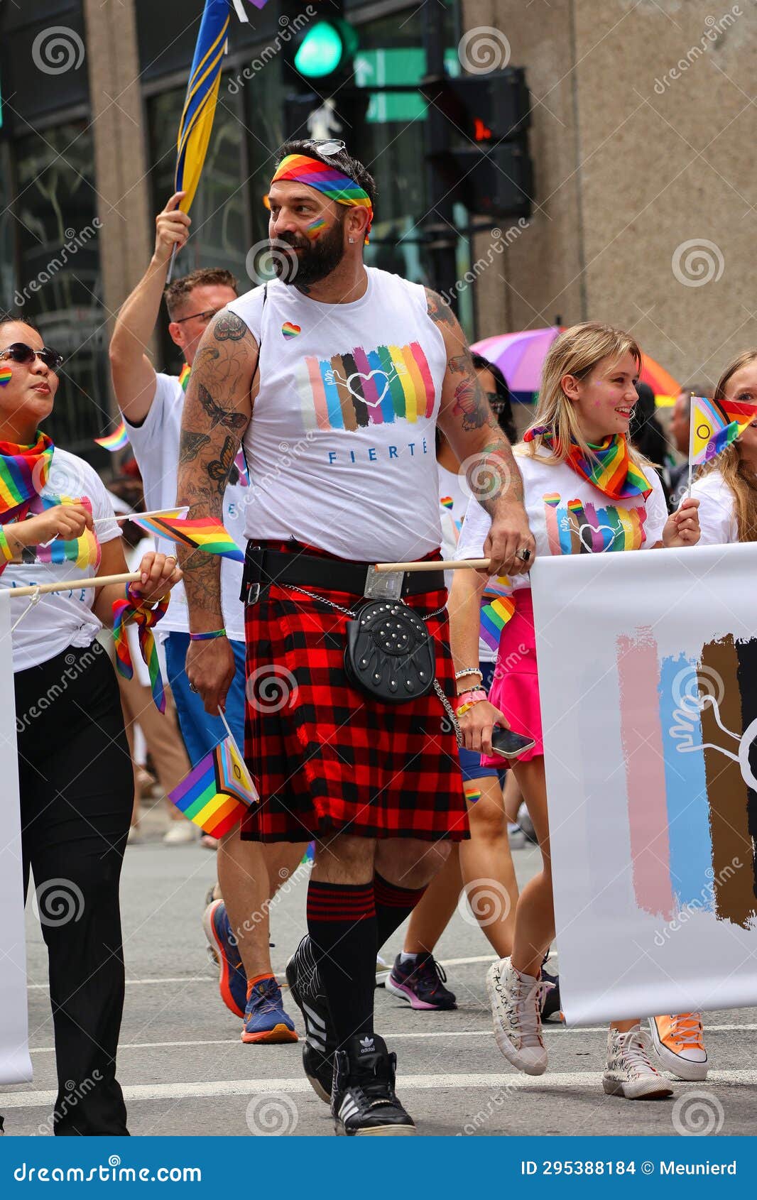 Participant at the Community Day for Montreal Pride Celebrations ...