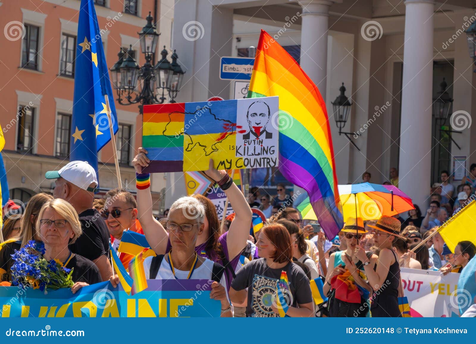 Participants at the Annual Christopher Street Day CSD Parade at the Old ... Participants at the Annual Christopher Street Day CSD Parade at the Old ...