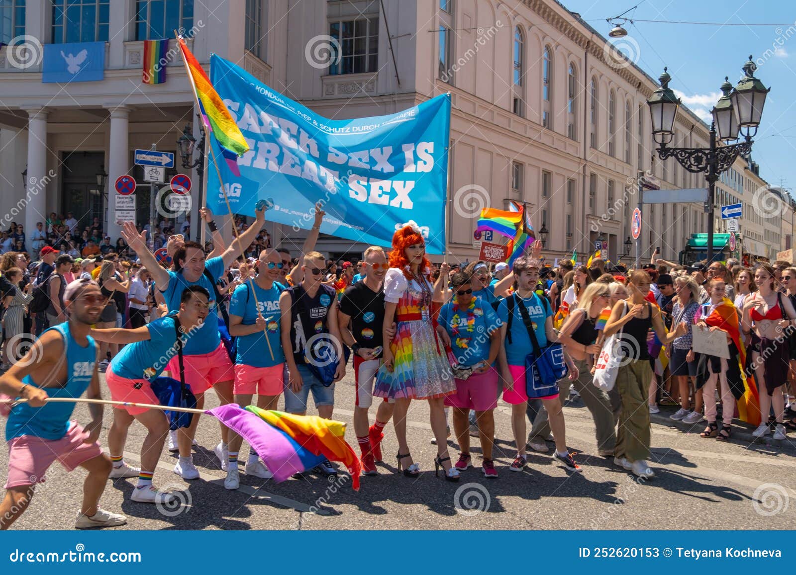 Participants at the Annual Christopher Street Day CSD Parade at the Old ... Participants at the Annual Christopher Street Day CSD Parade at the Old ...