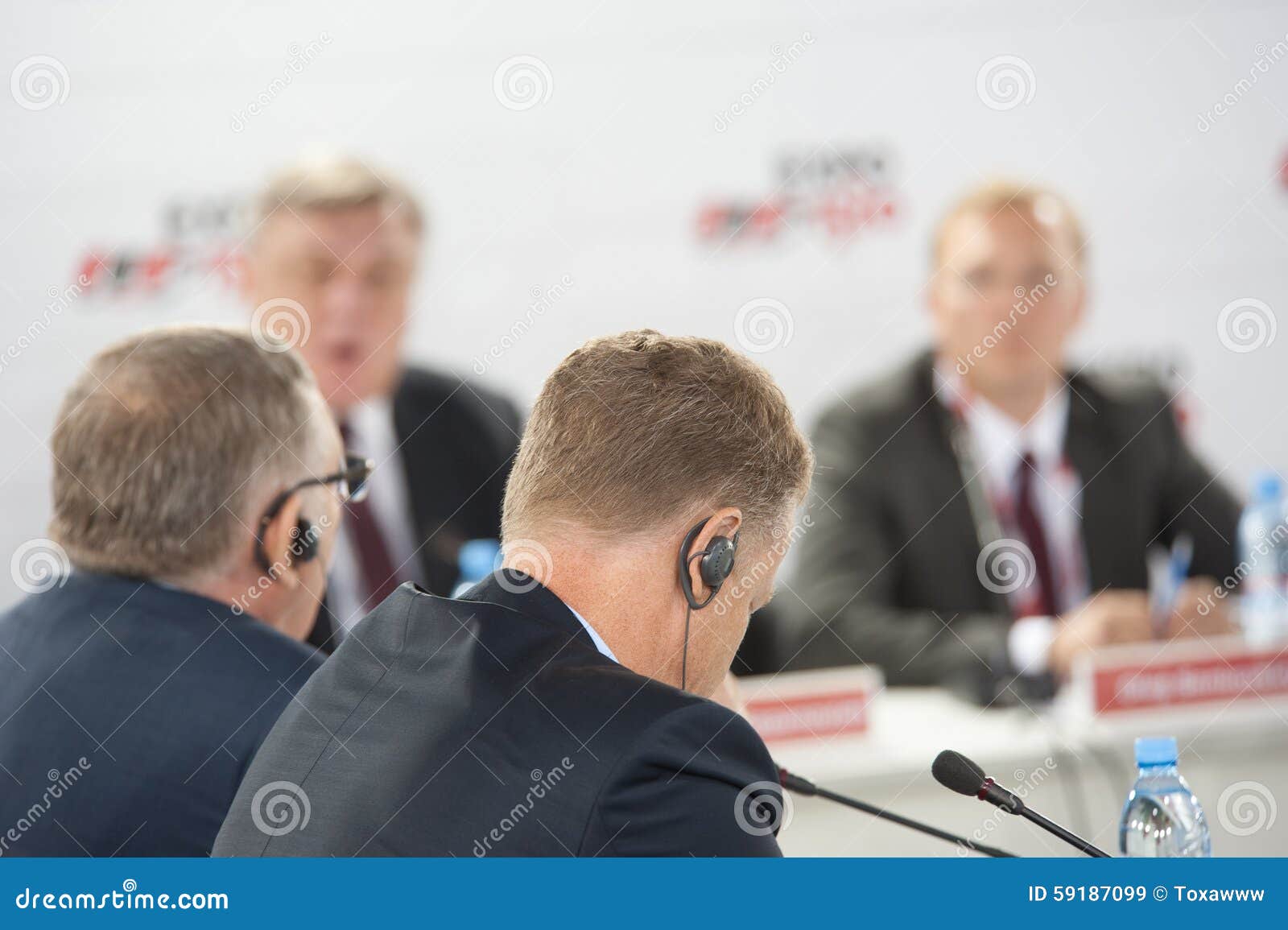 Participants of Business Conference Editorial Stock Image - Image of ...