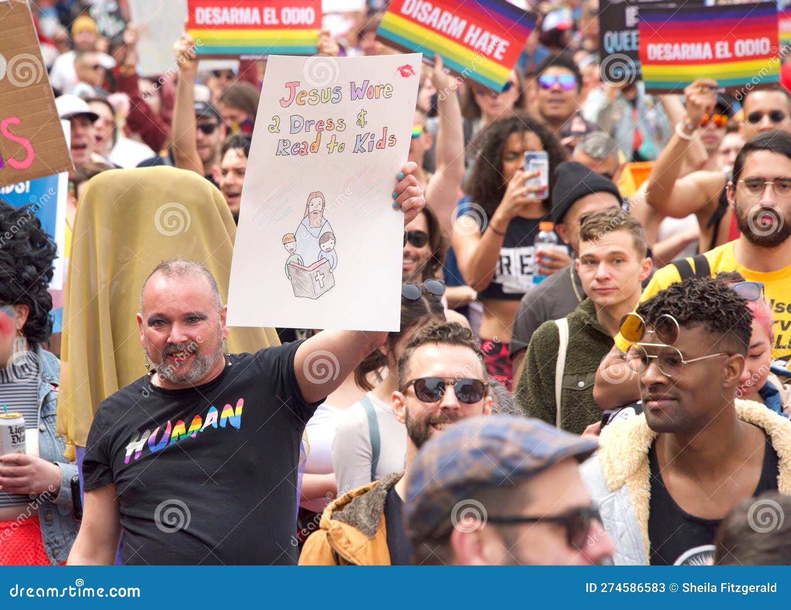 Participants at the DRAG UP FIGHT BACK Protest in San Francisco, CA ...