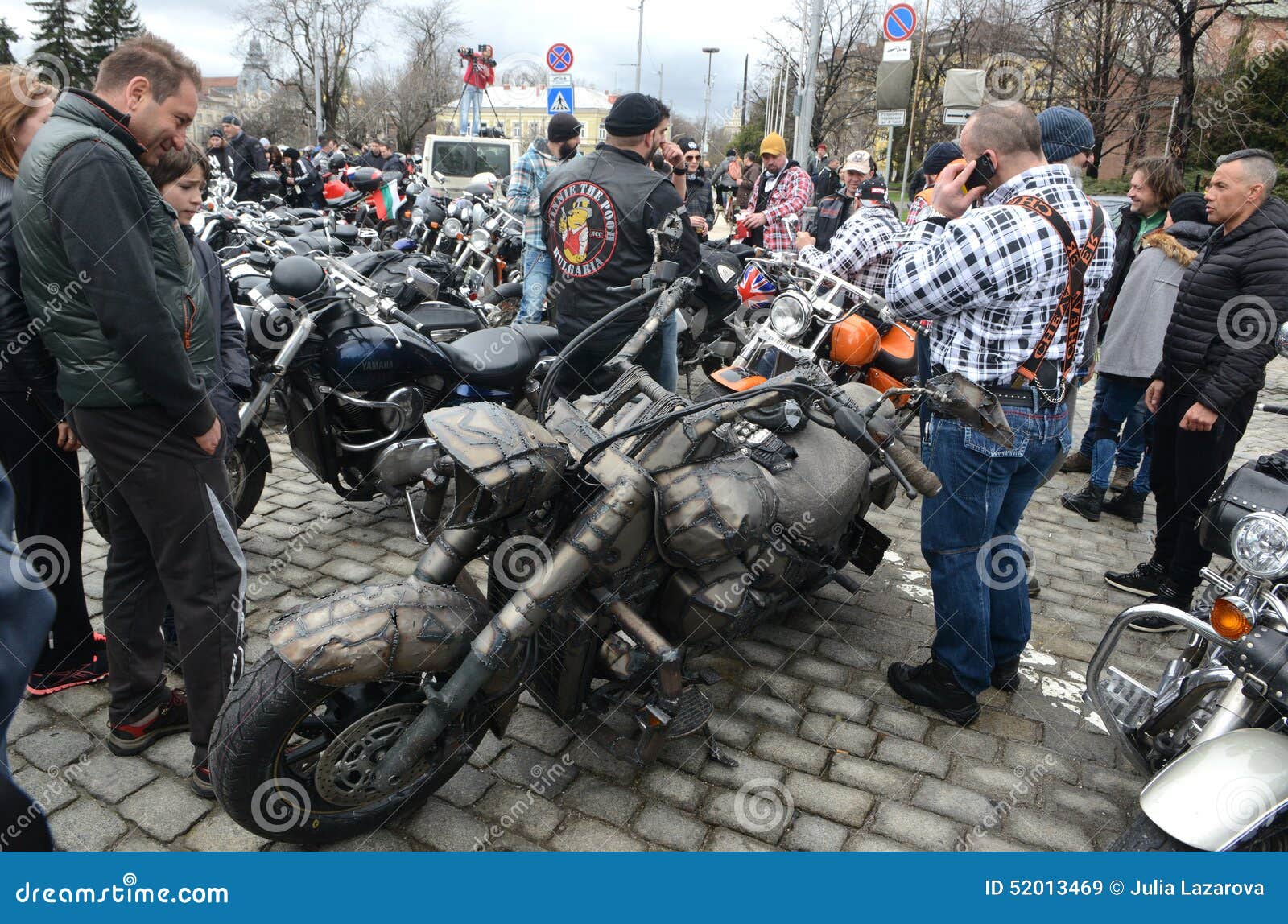 Participants in the Motorcycle Procession on 28 March 2015, Sofia ...