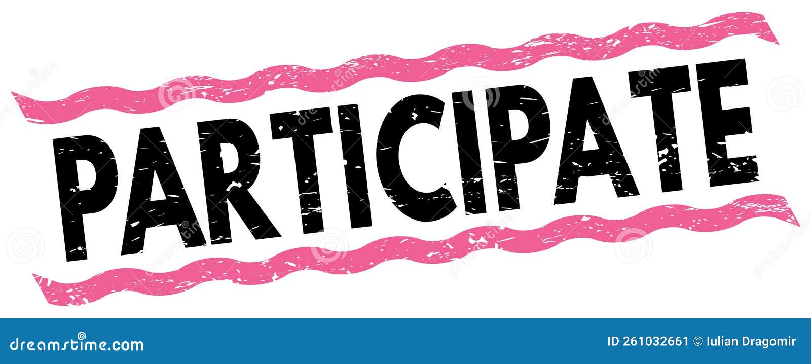 PARTICIPATE Text On Green Round Stamp Sign Royalty-Free Stock Photo ...