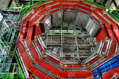 Particle accelerator stock image. Image of engineering - 5404475