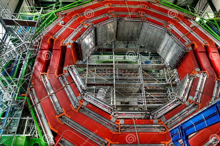 Particle accelerator stock image. Image of engineering - 5404475