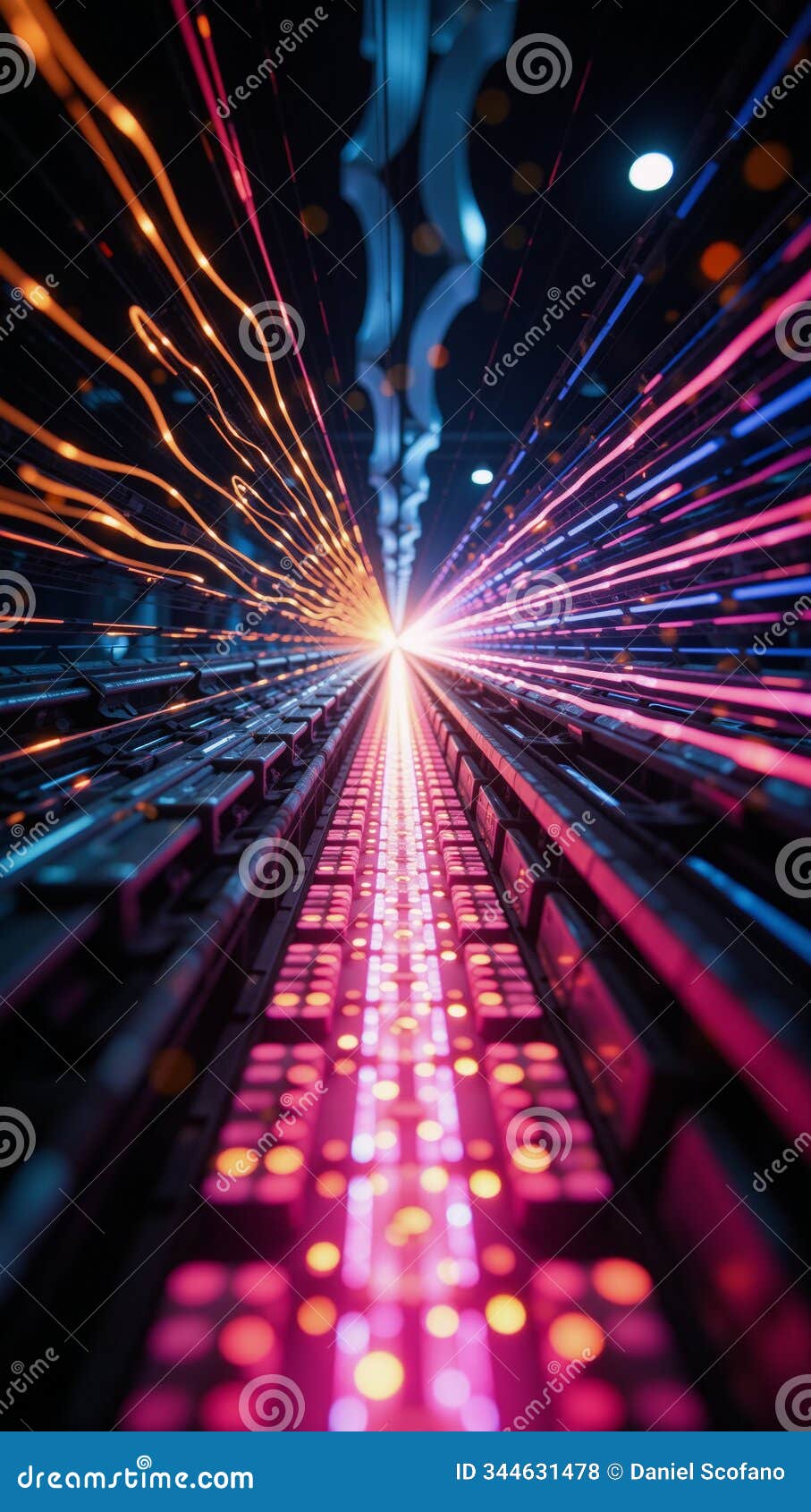 Particle Accelerator Beamline Showcases Highspeed Charged Particles ...