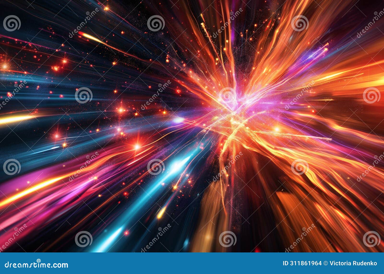 Particle Collision in Hadron Collider Stock Photo - Image of laboratory ...