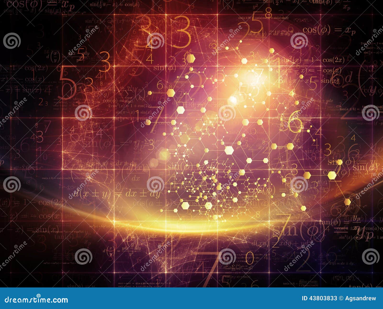 Particle Design stock illustration. Illustration of backdrop - 43803833