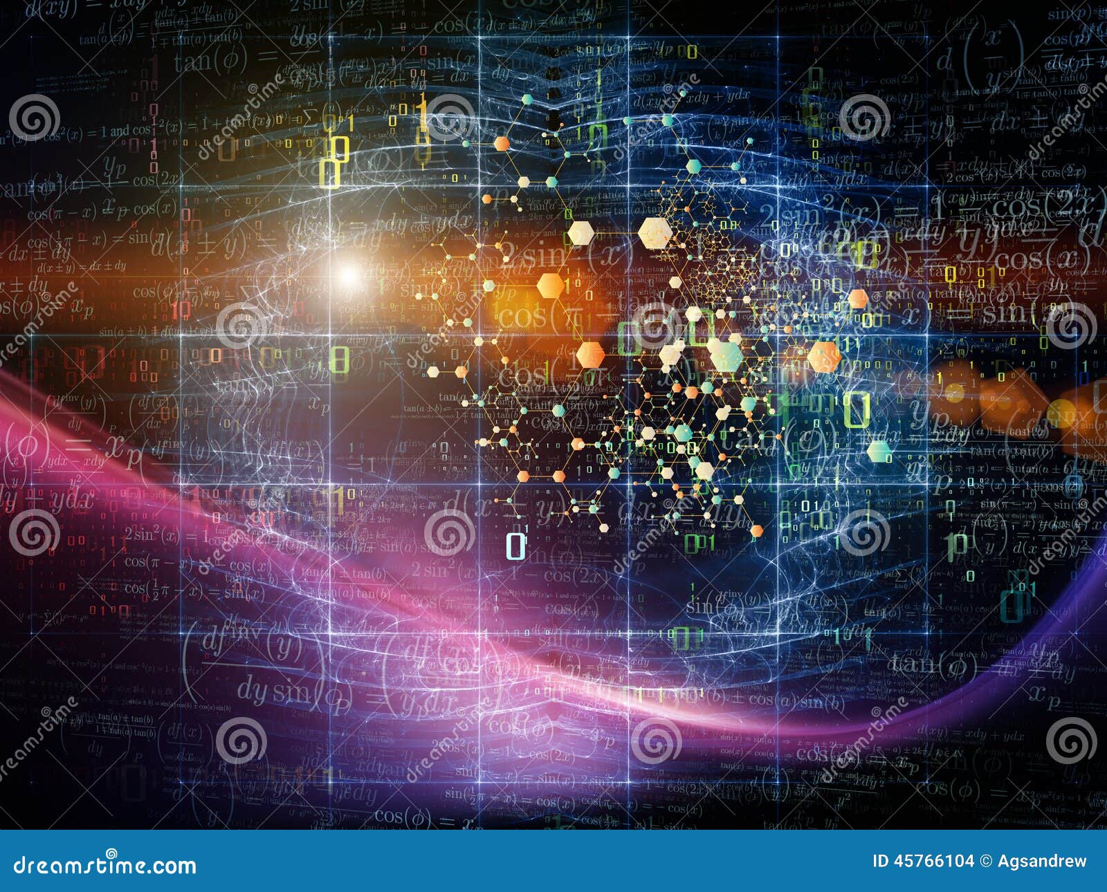 Particle Design stock illustration. Illustration of crystal - 45766104