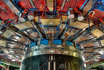 Particle detector stock photo. Image of collider, complexity - 5404474
