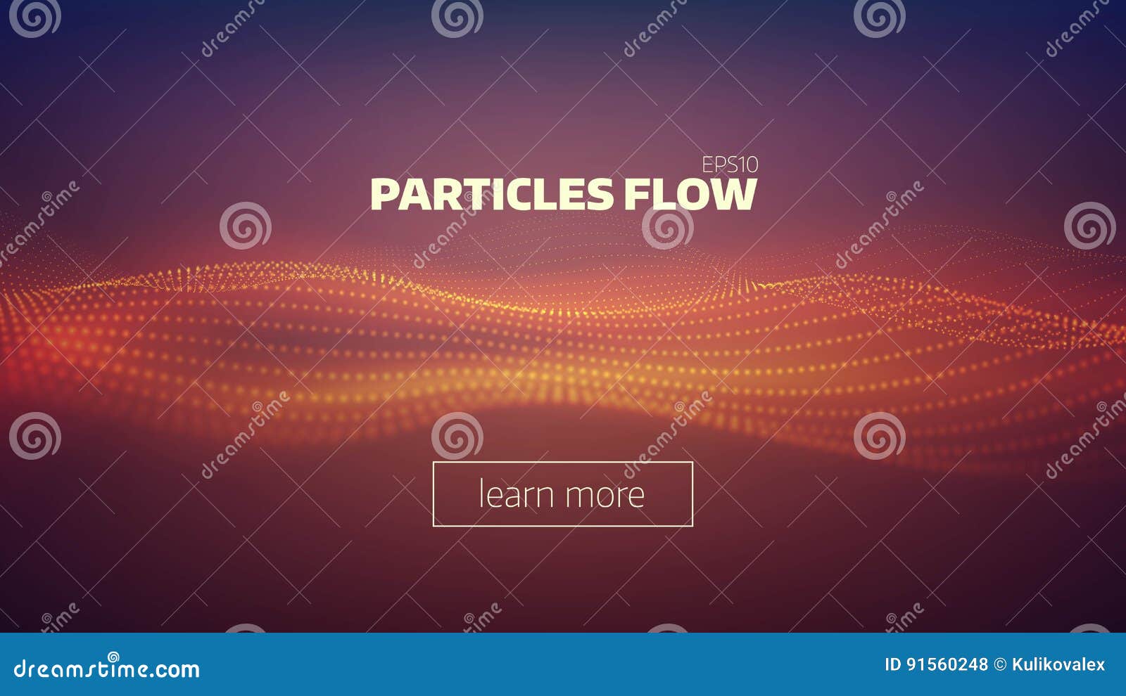 Wave 3D Big Data Visualization. Analysis Infographic. Cartoon Vector ...