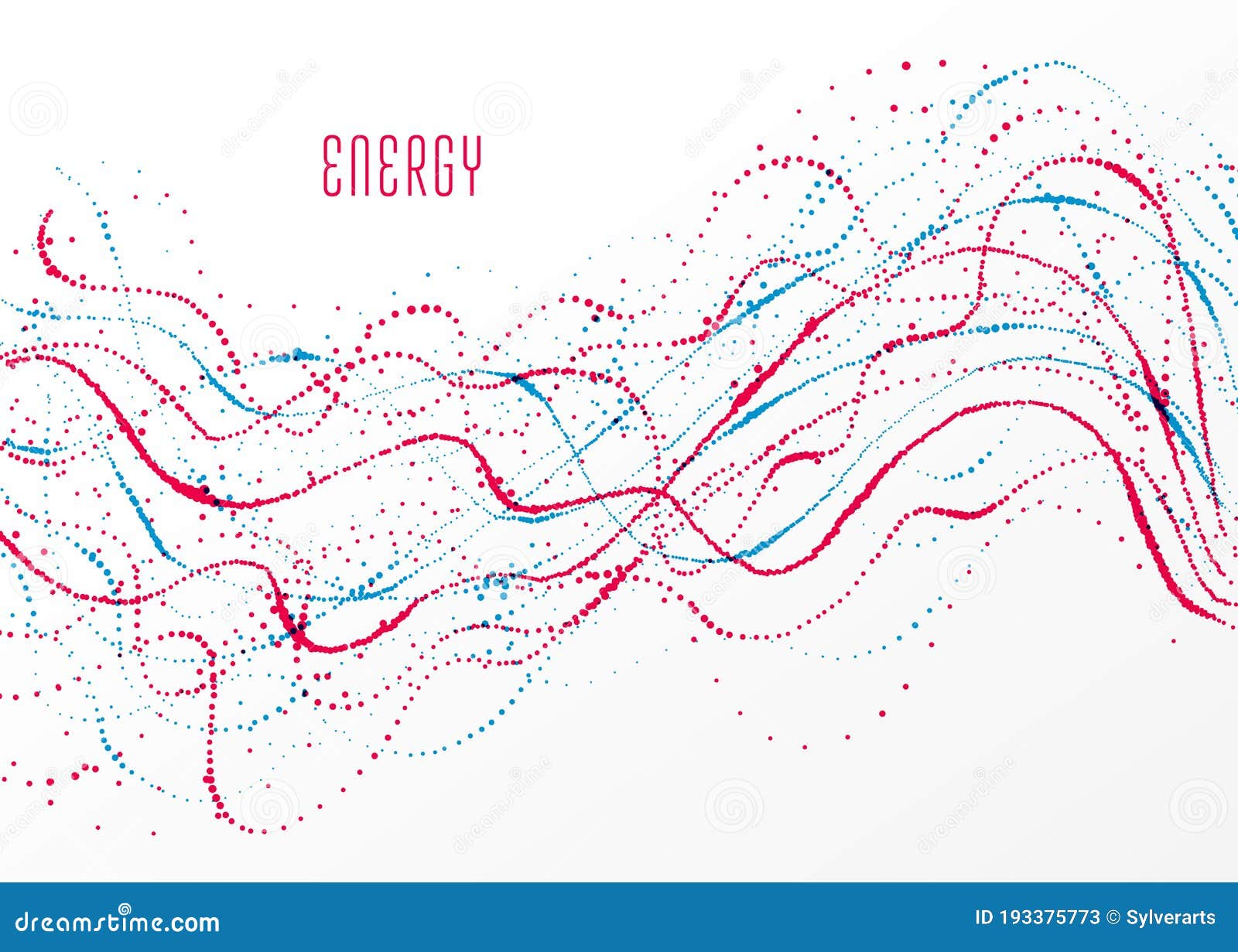 Particle Flow Array Colorful Vector Abstract Background Life Forms Bio