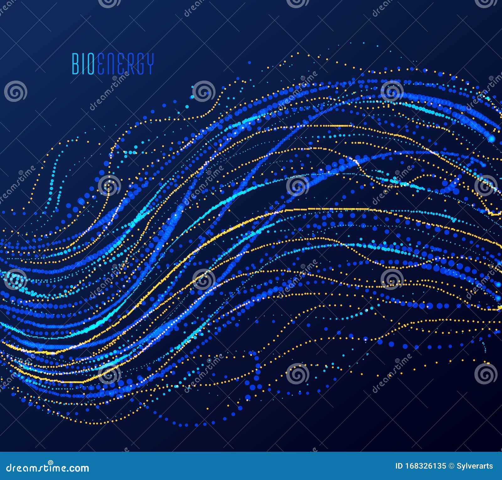 Particle Flow Array Colorful Vector Abstract Background Life Forms Bio