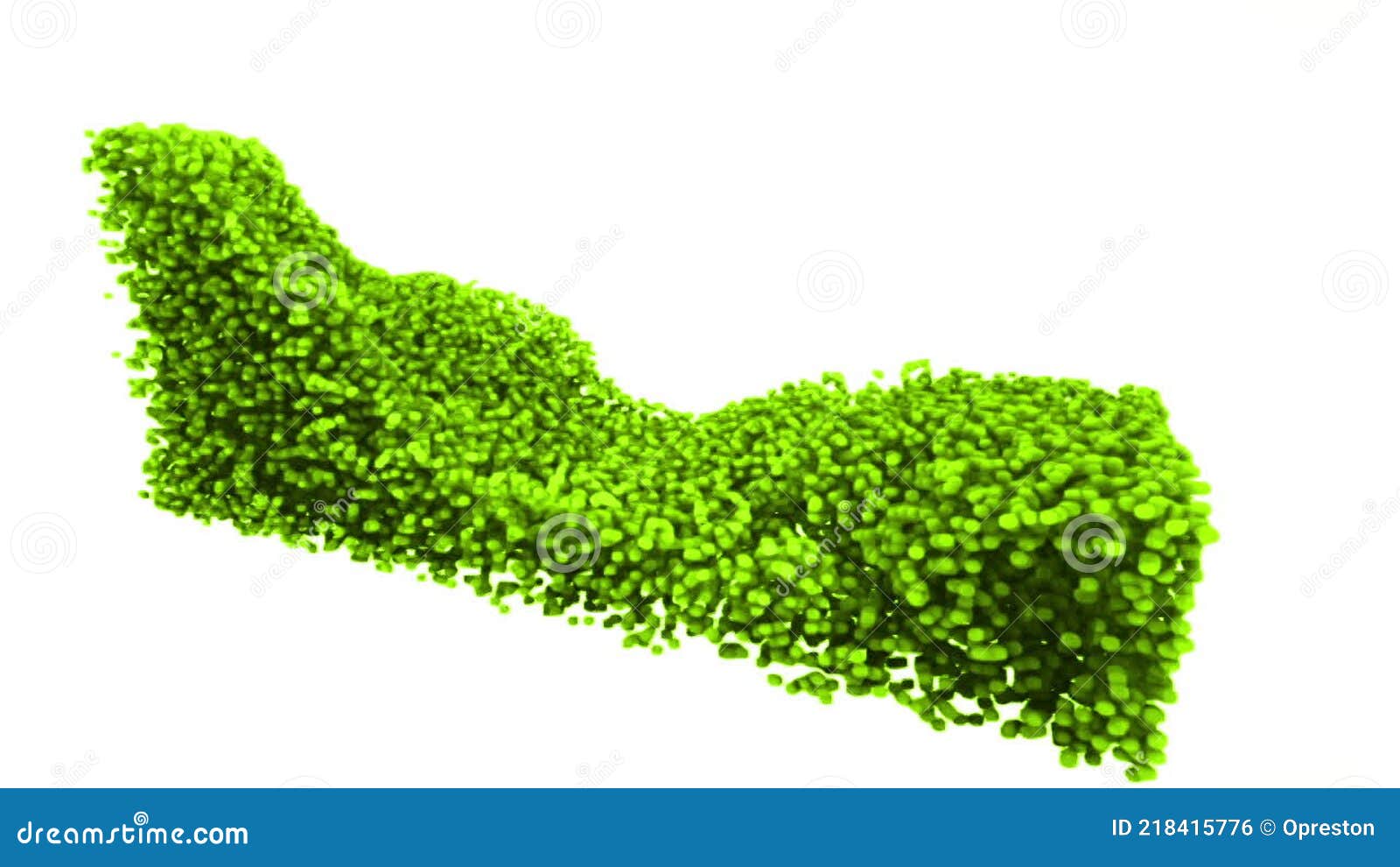 Particle Flow. Fluid Collision. Particle-based 3D Fluid Simulation. 3D ...