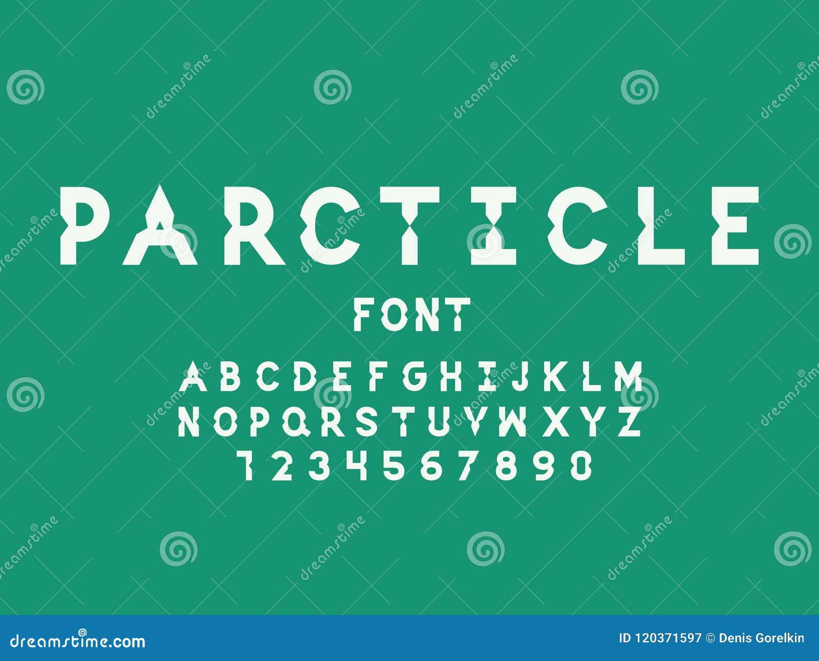 Particle Font. Vector Alphabet Stock Vector - Illustration of ...
