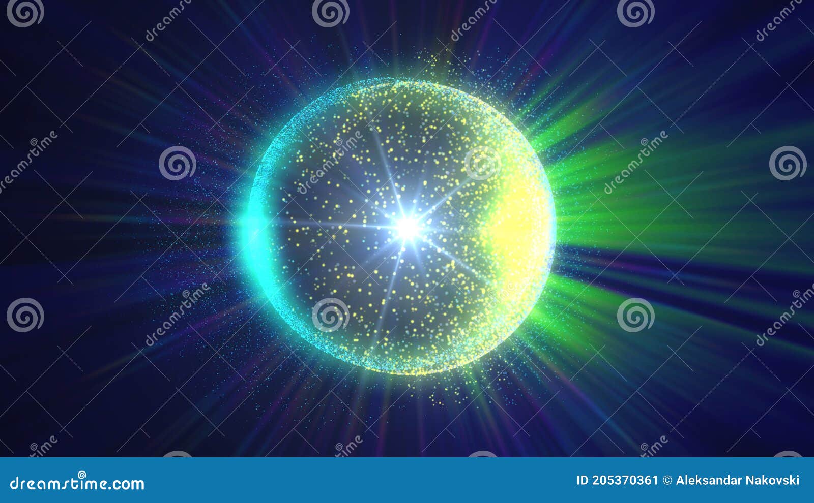 Particle Geometry Planet, Abstract Particles Background Stock ...