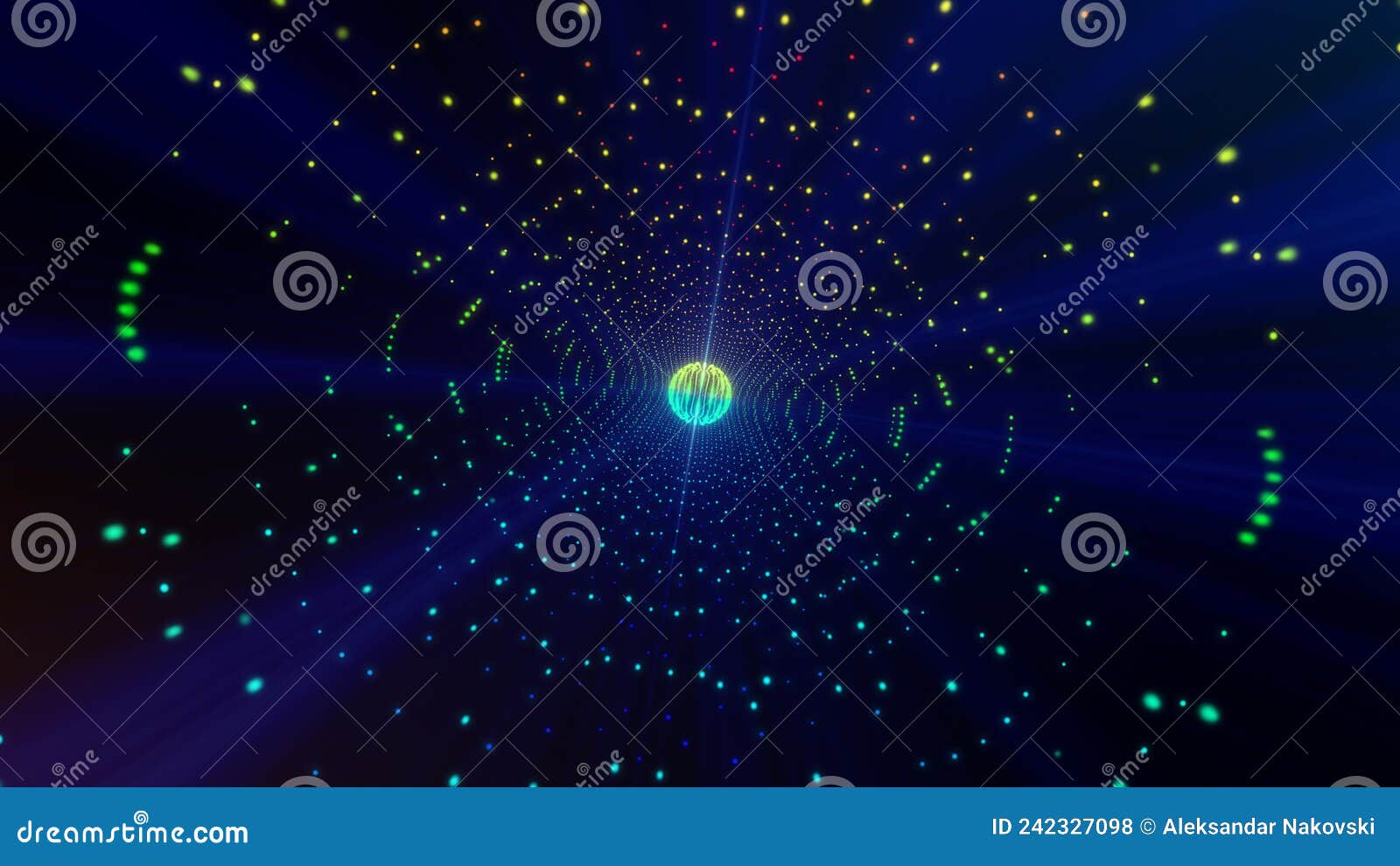 Particle Geometry Planet, Abstract Particles Background Stock ...