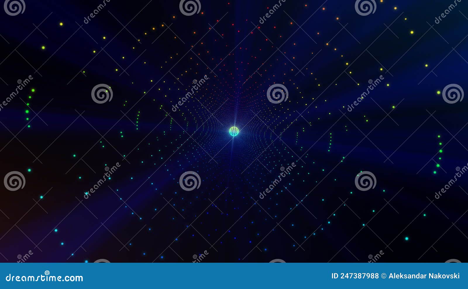 Particle Geometry Planet, Abstract Particles Background Stock ...