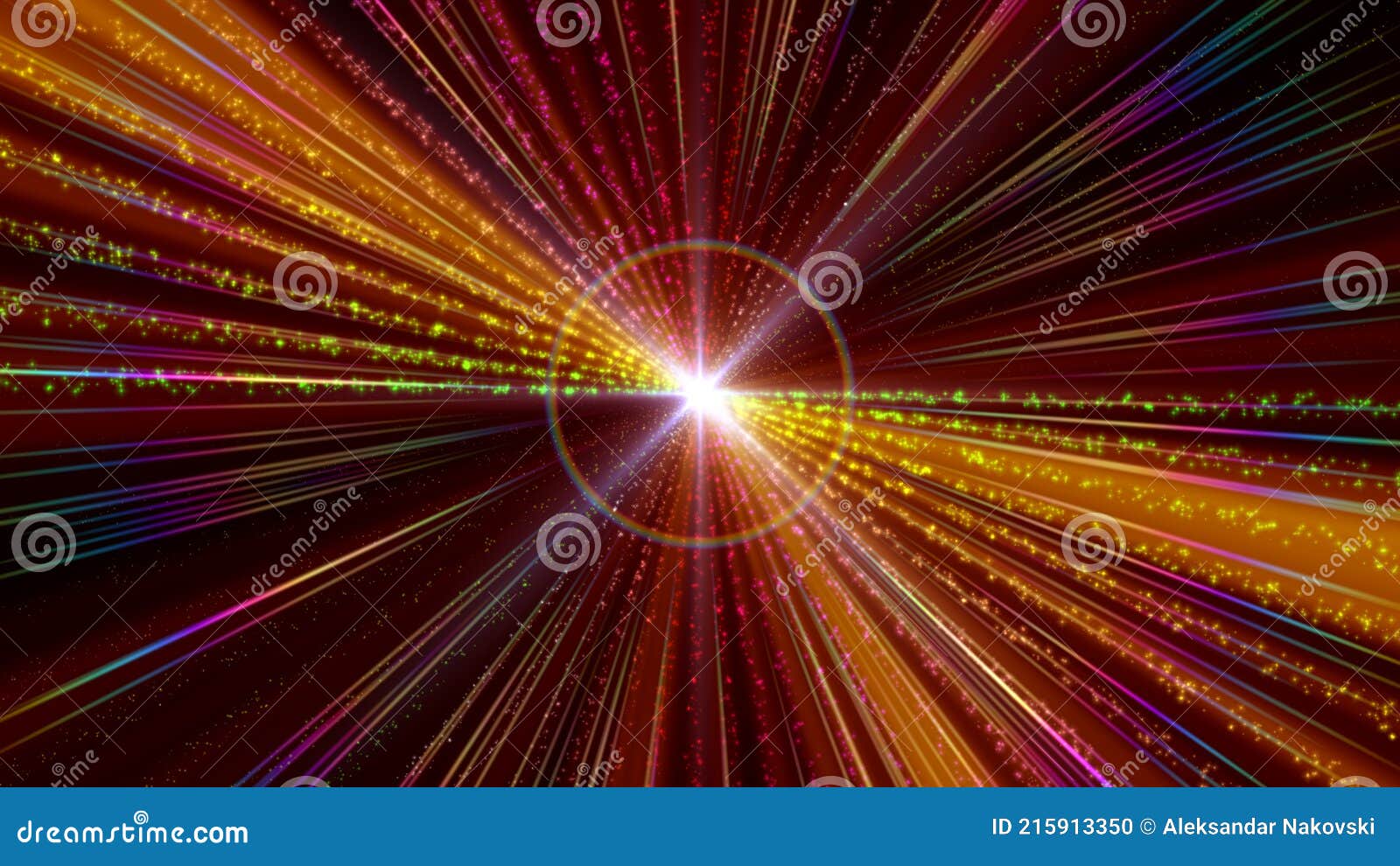 Particle Laser Light Color Ray Illustration Stock Illustration ...