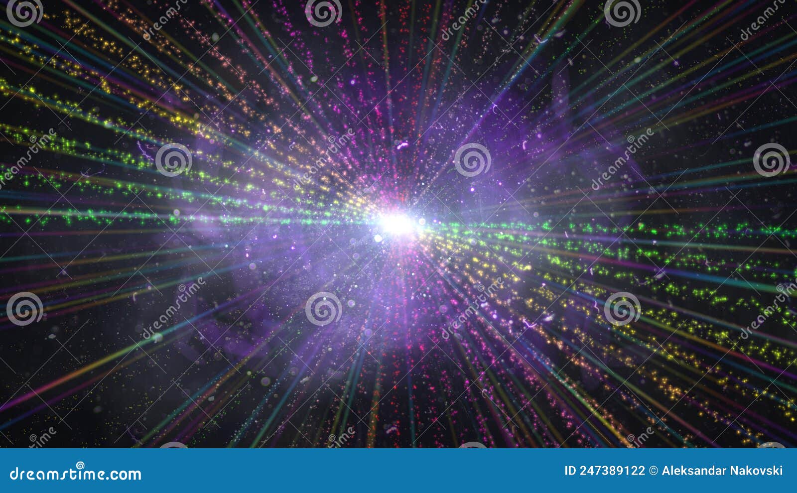 Particle Laser Light Color Ray Illustration Stock Illustration ...
