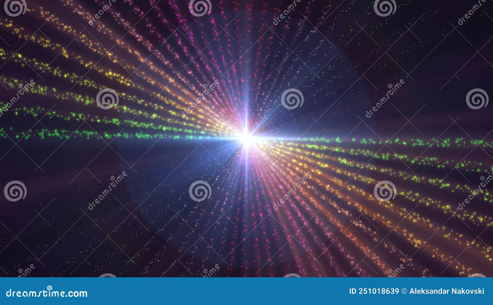 Particle Laser Light Color Ray Illustration Stock Illustration ...