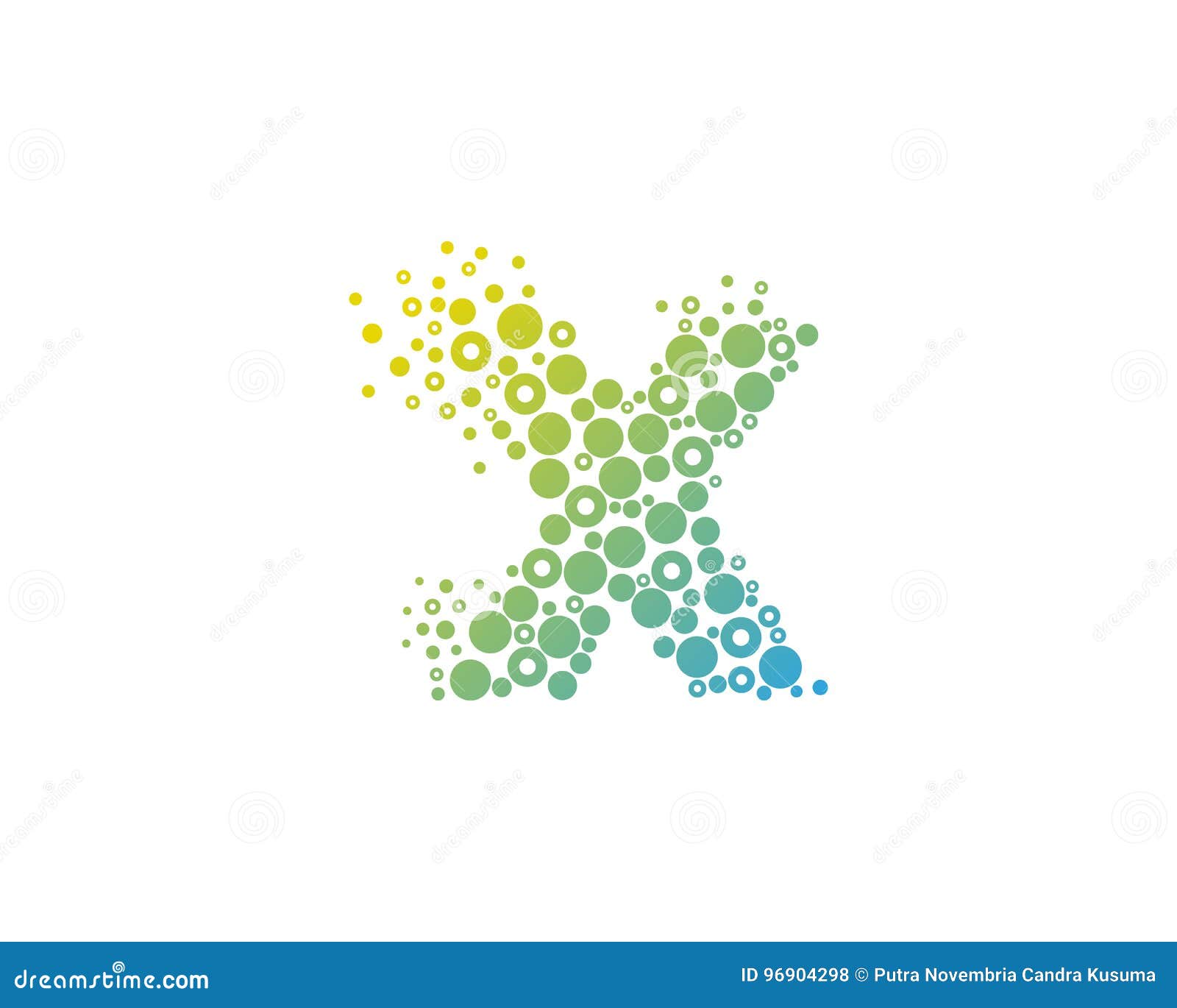 Particle Letter Icon Logo Design Element Stock Vector - Illustration of ...
