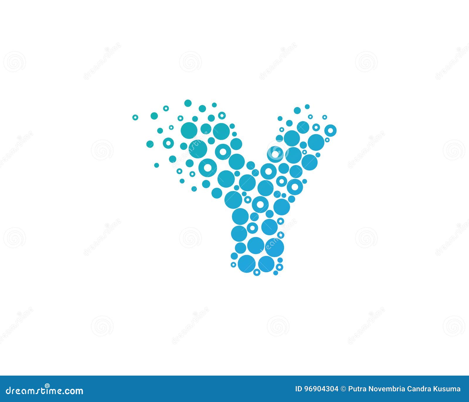 Particle Letter Icon Logo Design Element Stock Vector - Illustration of ...