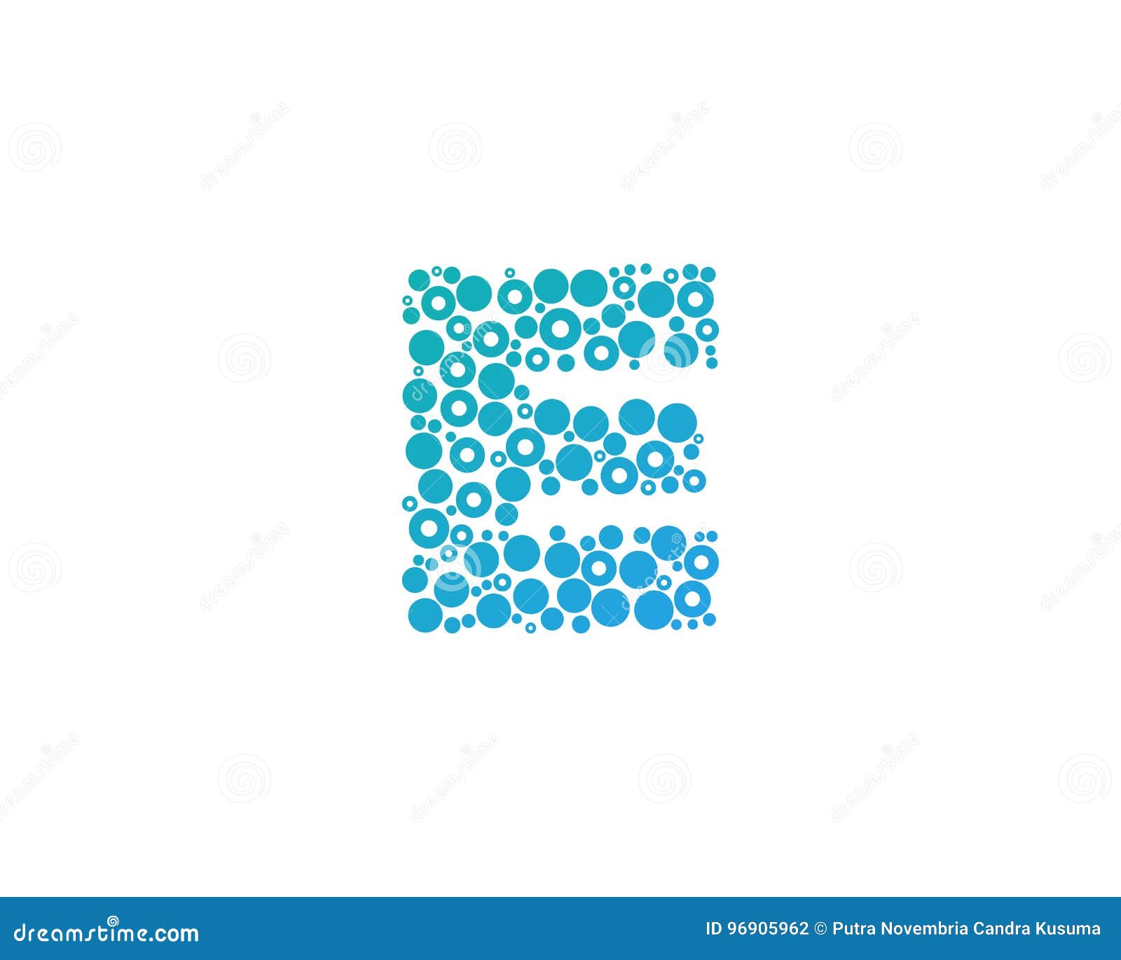 Particle Letter Icon Logo Design Element Stock Vector - Illustration of ...