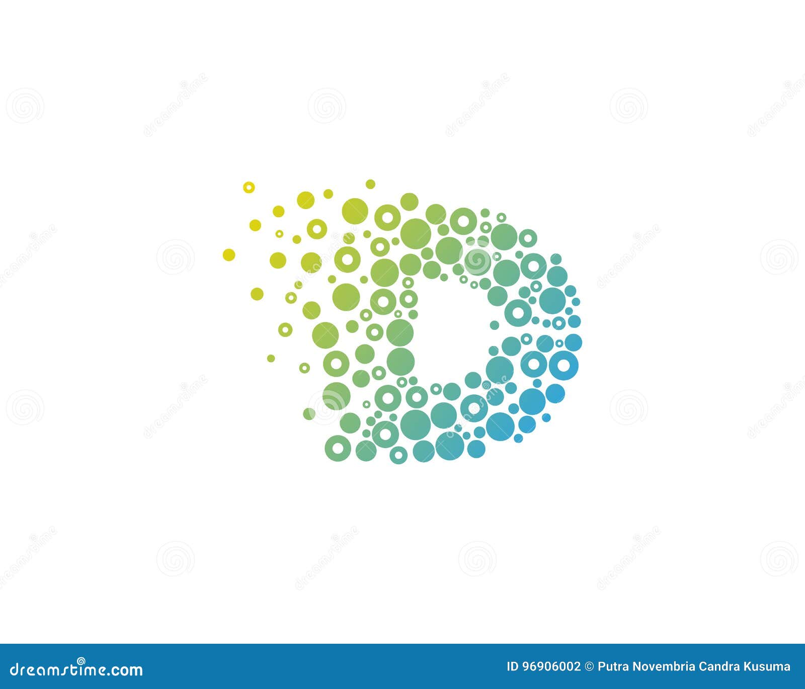 Particle Letter Icon Logo Design Element Stock Vector - Illustration of ...