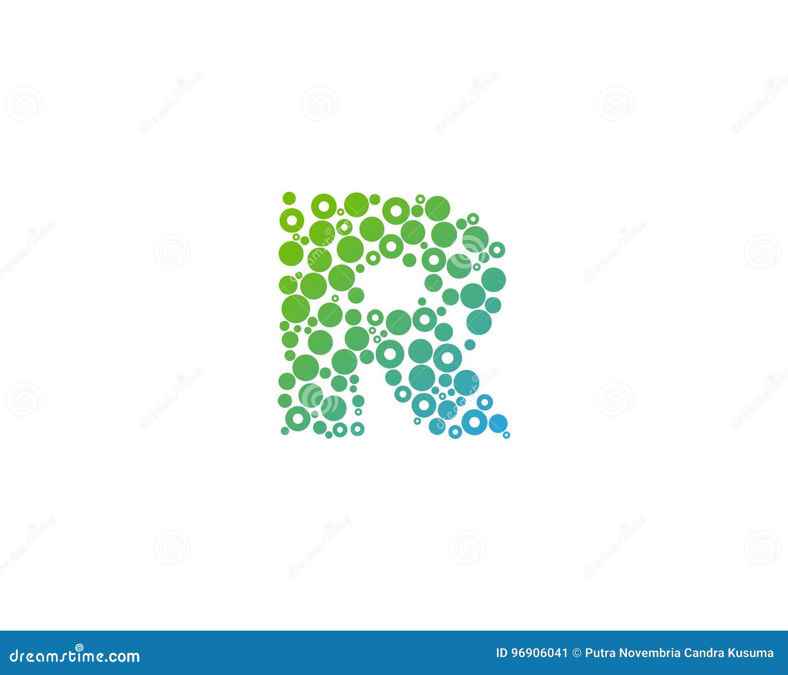 Particle Letter Icon Logo Design Element Stock Vector - Illustration of ...