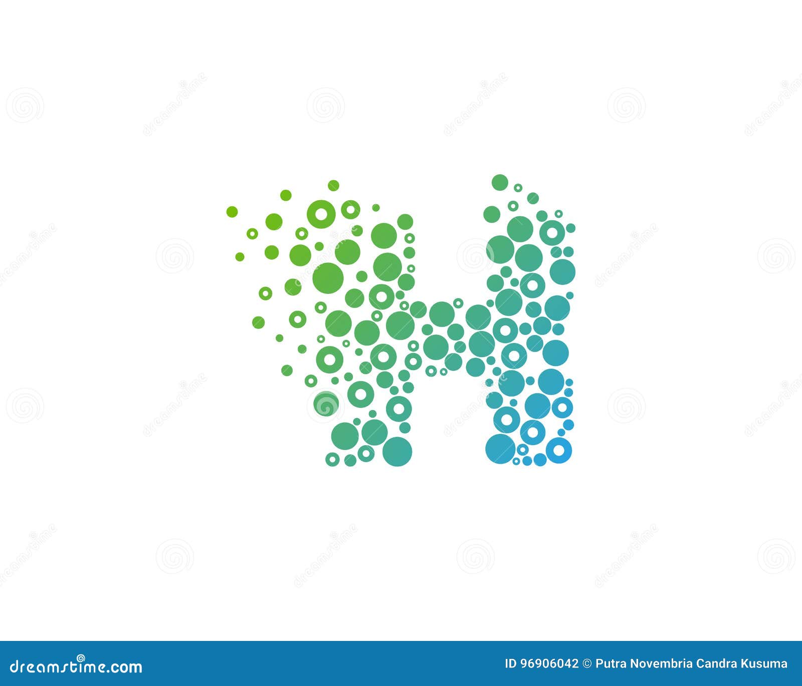 Particle Letter Icon Logo Design Element Stock Vector - Illustration of ...