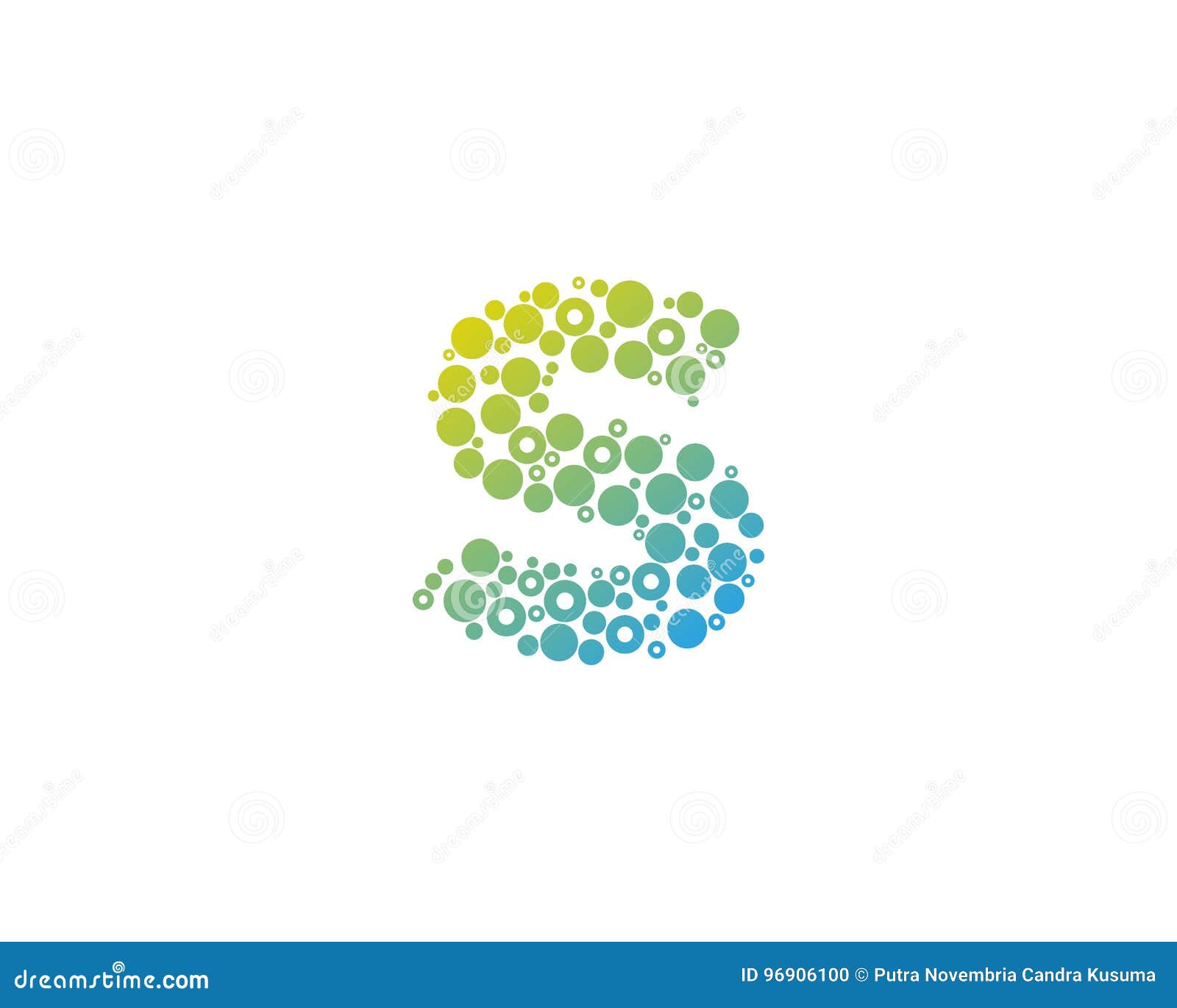 Particle Letter Icon Logo Design Element Stock Vector - Illustration of ...