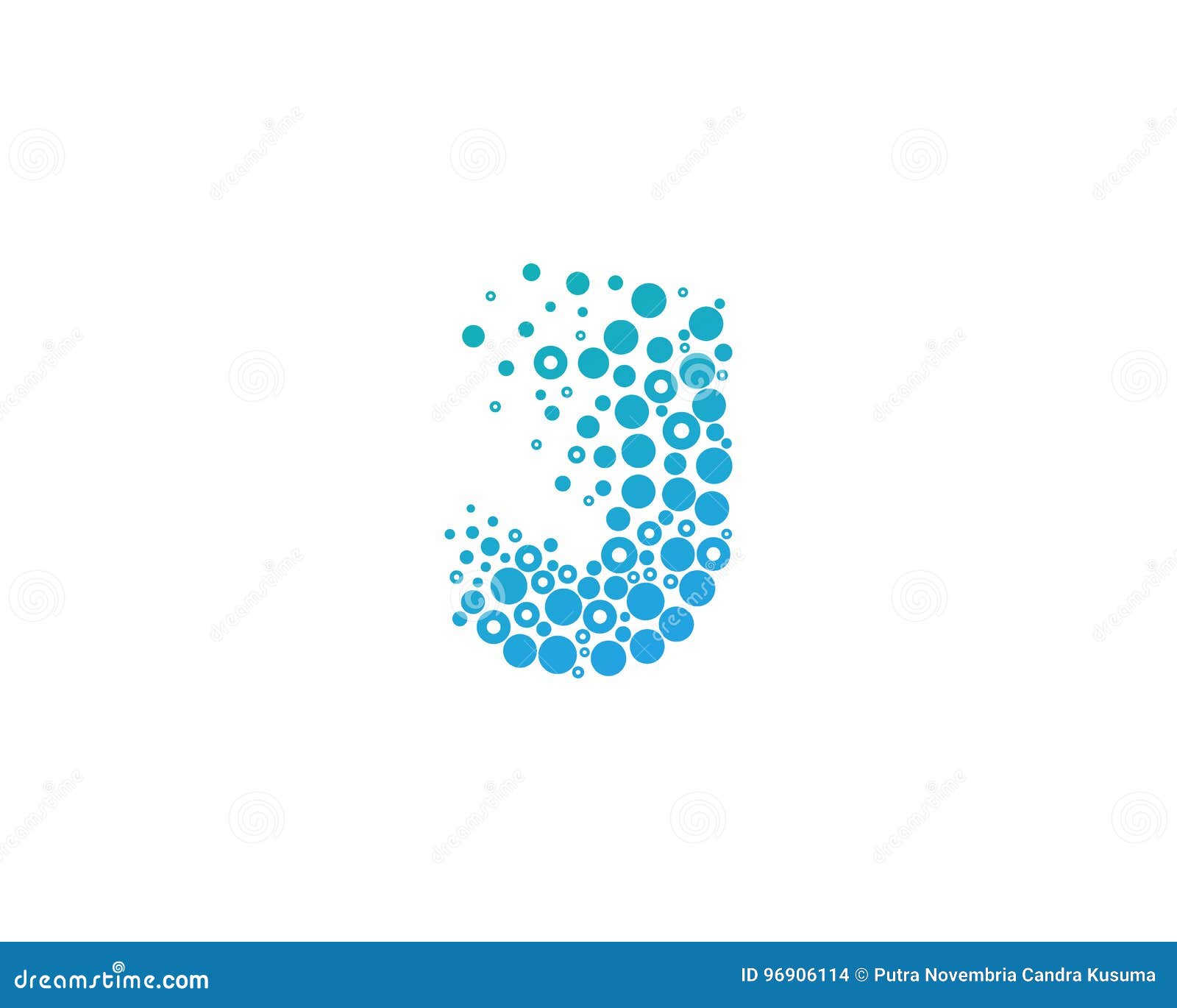 Particle Letter Icon Logo Design Element Stock Vector - Illustration of ...