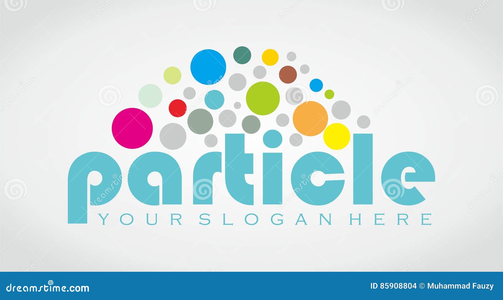 Particle Logo stock vector. Illustration of logo, freah - 85908804