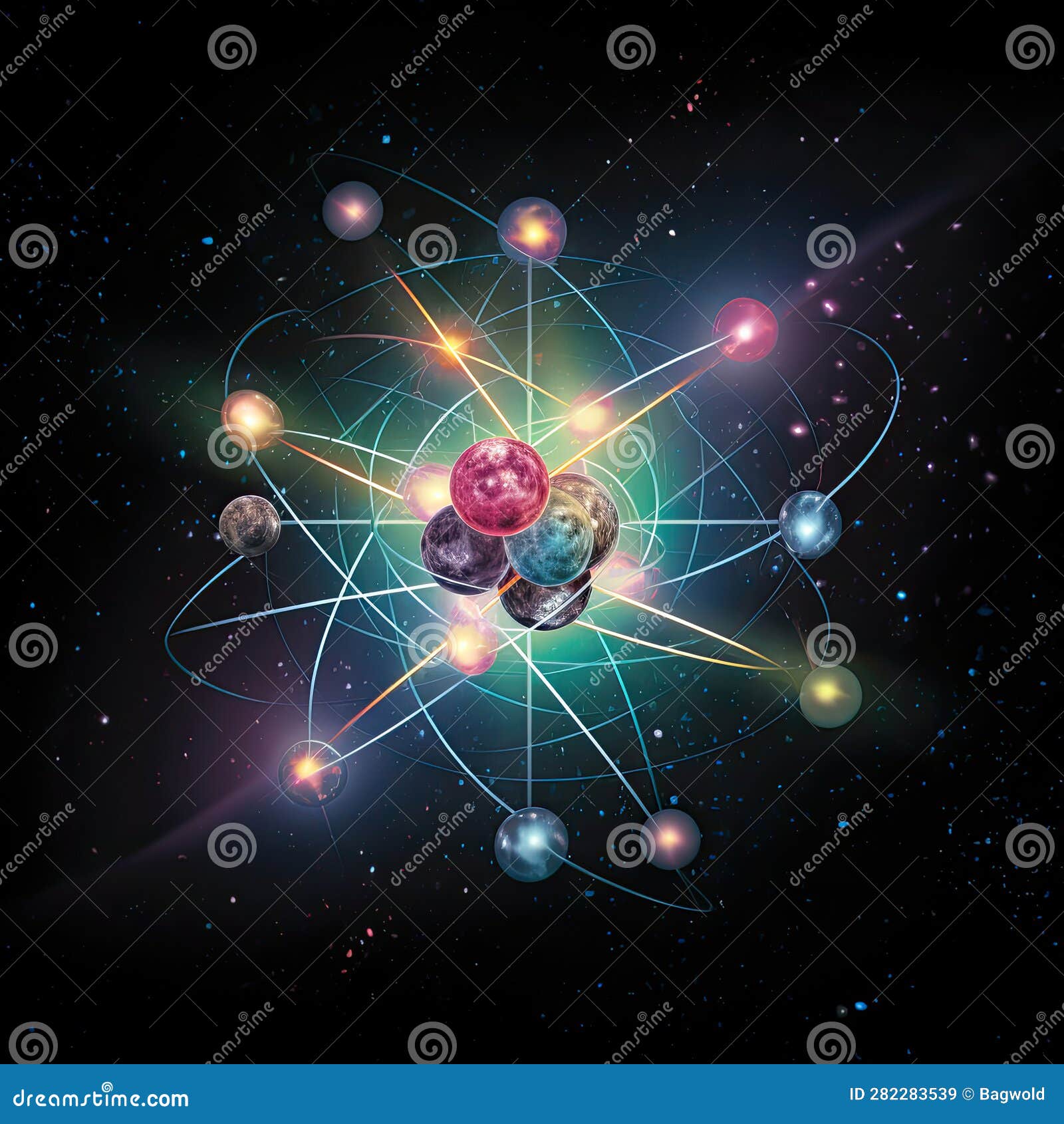 Particle Physics Word Cloud. Fundamental Concepts In Quantum Matter And ...