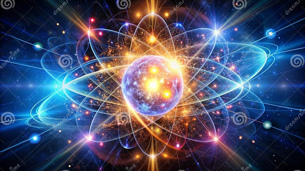 Particle Physics Subatomic Forces Matter Universe Space Quantum AI ...