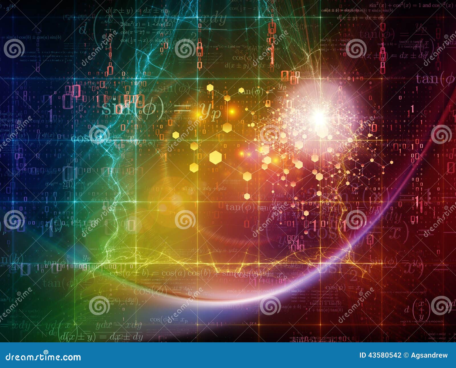 Particle Technologies stock illustration. Illustration of grid - 43580542