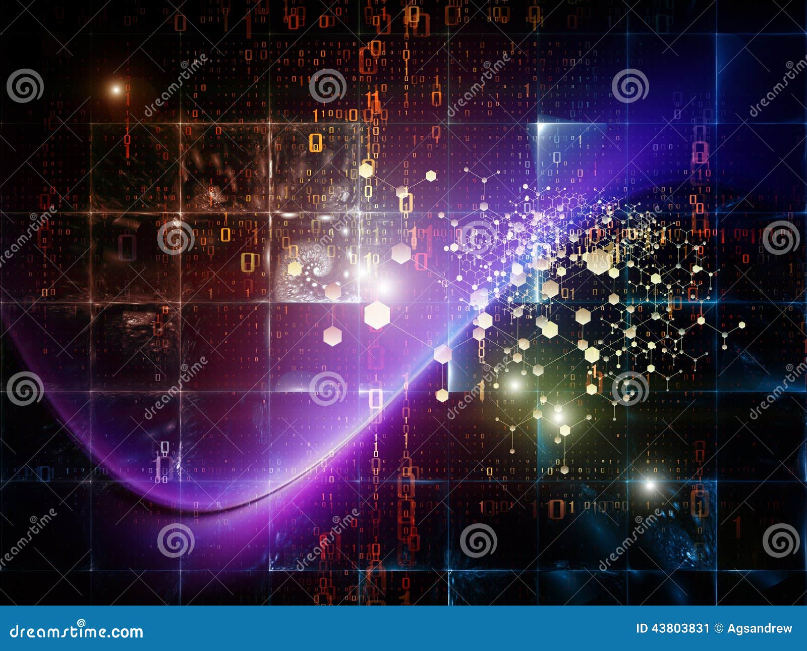 Particle Technologies stock image. Image of backdrop - 43803831