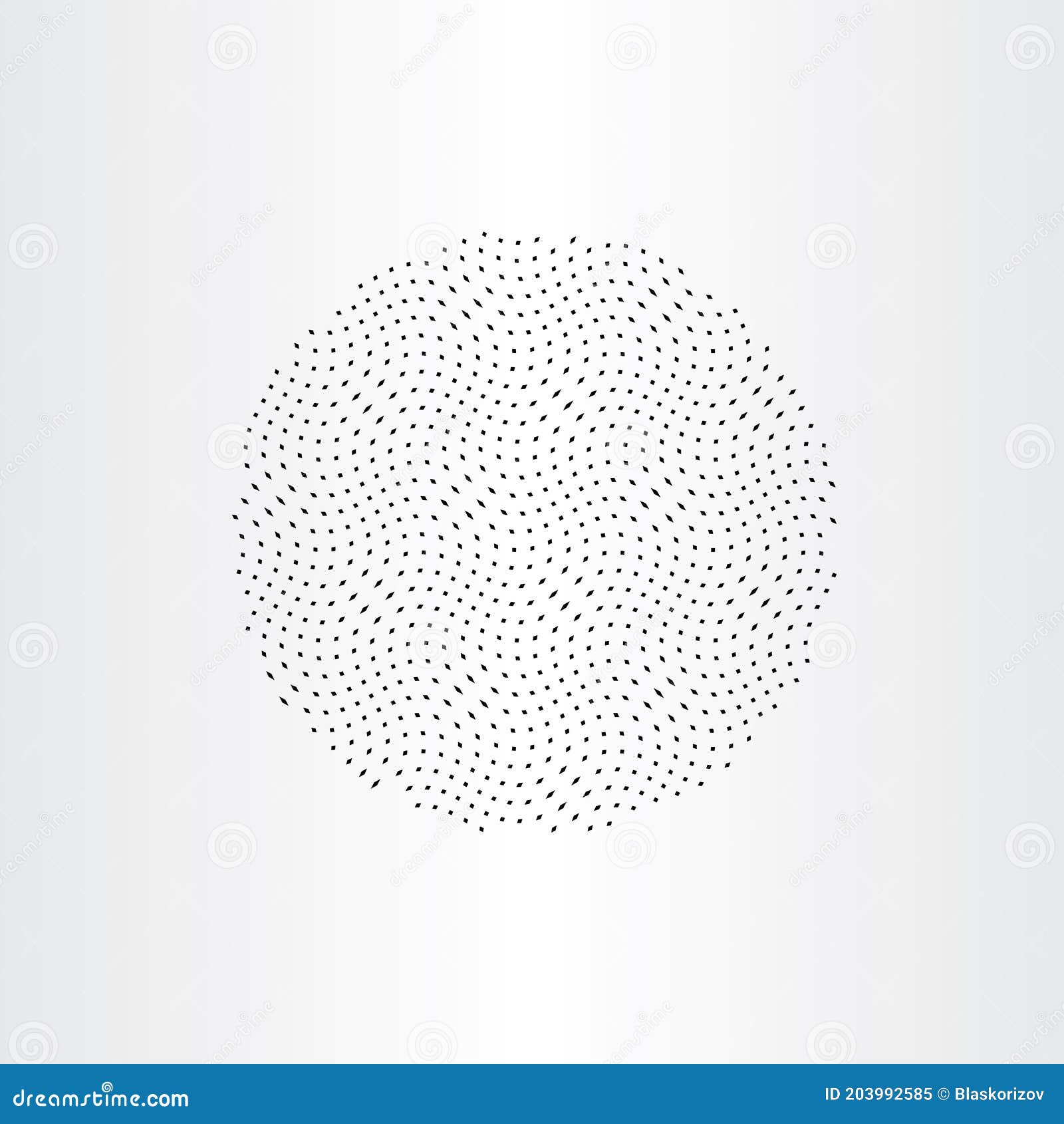 Particles in Circle Vector Design Element Stock Vector - Illustration ...