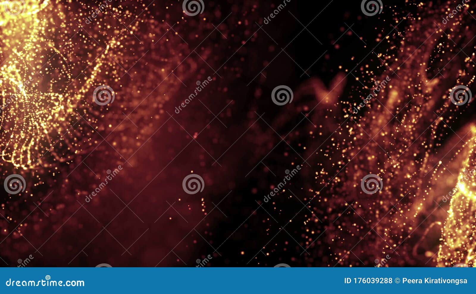 Particles Dust Abstract Light Motion Titles Cinematic Background Loop ...