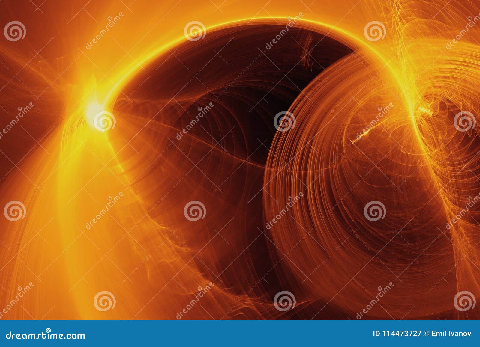 Particles Flow or Stream of Light, Abstract Background Stock ...